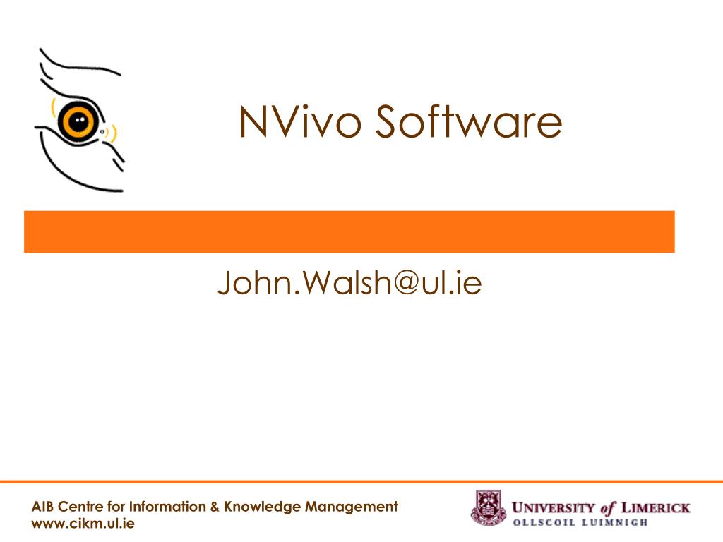 PPT - NVivo Software PowerPoint Presentation, free download - ID:3254262