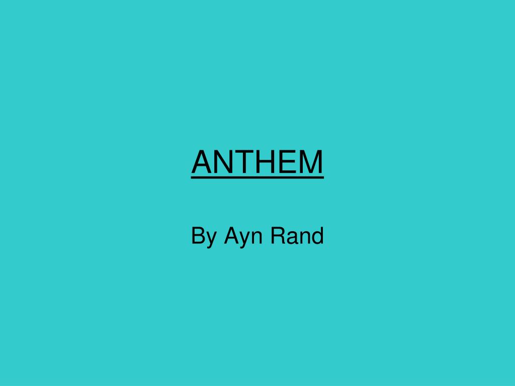 PPT - ANTHEM PowerPoint Presentation, free download - ID:3257885
