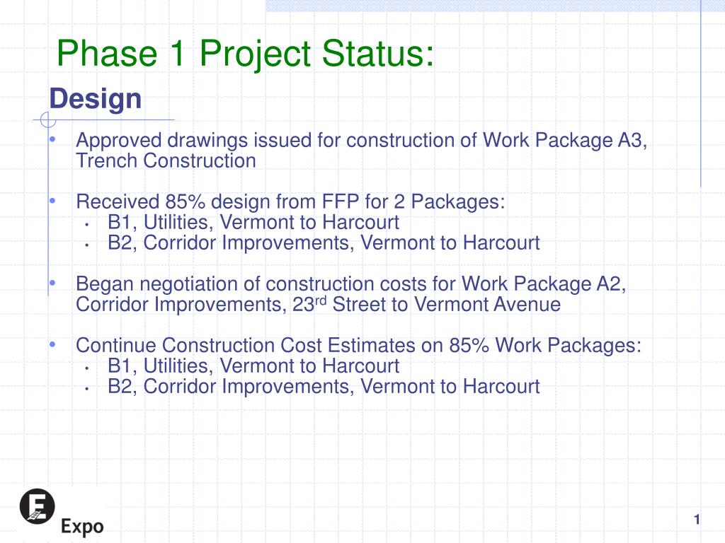 PPT - Phase 1 Project Status: PowerPoint Presentation, free download ...