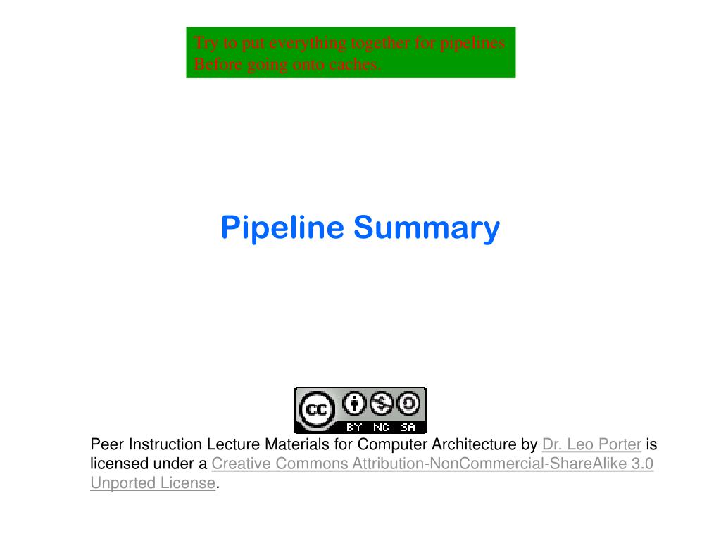 PPT - Pipeline Summary PowerPoint Presentation, free download - ID:3261284
