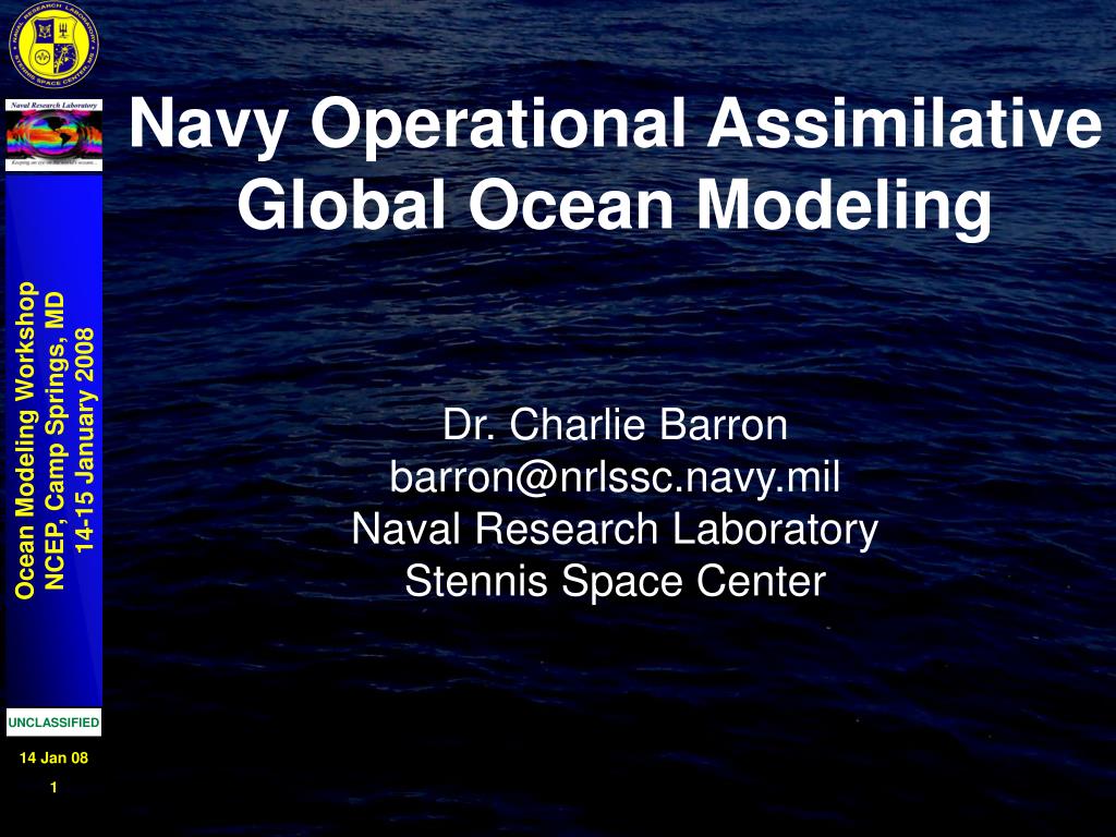 PPT - Navy Operational Assimilative Global Ocean Modeling PowerPoint ...