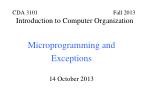 PPT - CpE 442 Microprogramming and Exceptions PowerPoint Presentation - ID:9415058