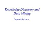 PPT - Knowledge Discovery and Data Mining (An Introduction) PowerPoint Presentation - ID:1759124