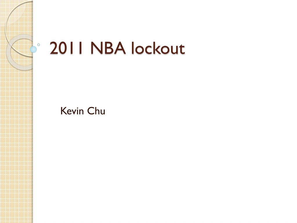 PPT - 2011 NBA lockout PowerPoint Presentation, free download - ID:3267385