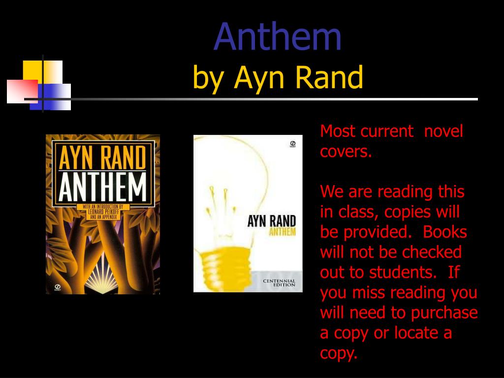 PPT - Anthem by Ayn Rand PowerPoint Presentation, free download - ID ...