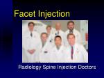 PPT - Facet Joint Injection Wecaremedical.us PowerPoint Presentation ...