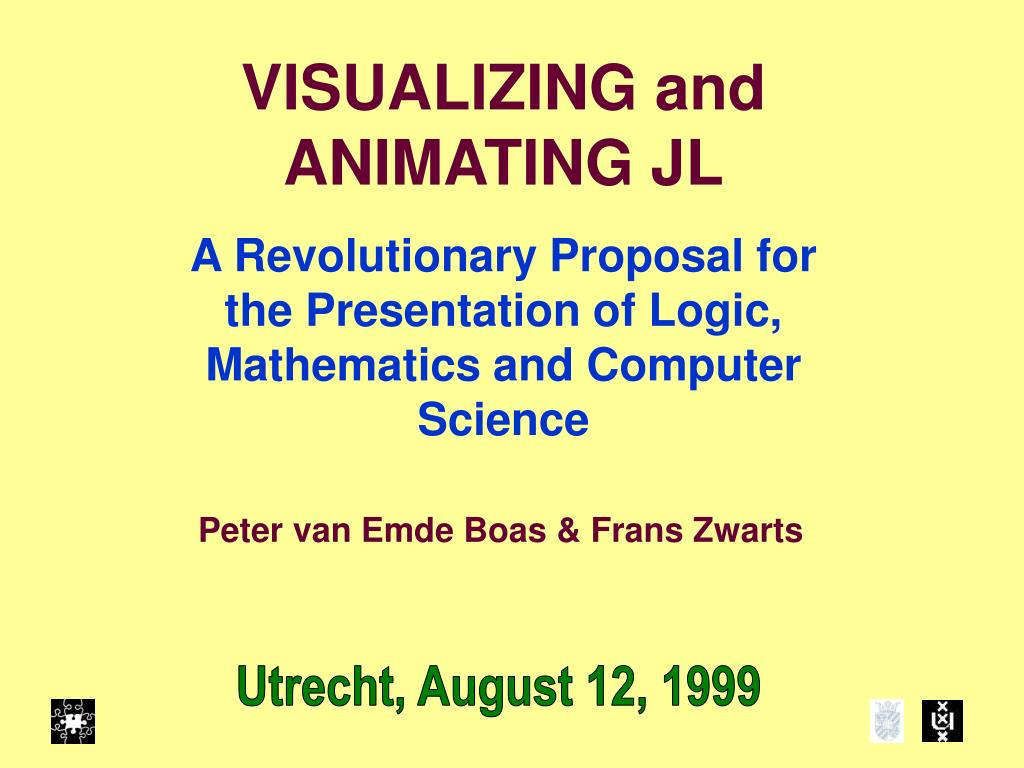 PPT - VISUALIZING and ANIMATING JL PowerPoint Presentation, free download - ID:3270804