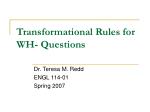 PPT - Wh-Question PowerPoint Presentation, free download - ID:4836265
