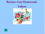 PPT - Democratic Values and Principles PowerPoint Presentation, free ...