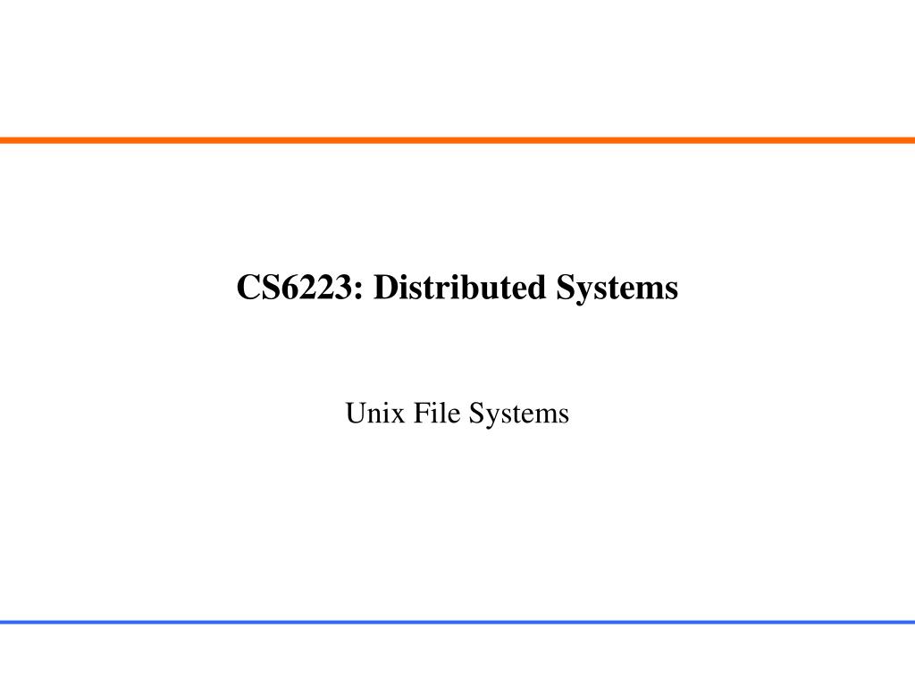 PPT - CS6223: Distributed Systems PowerPoint Presentation, free ...