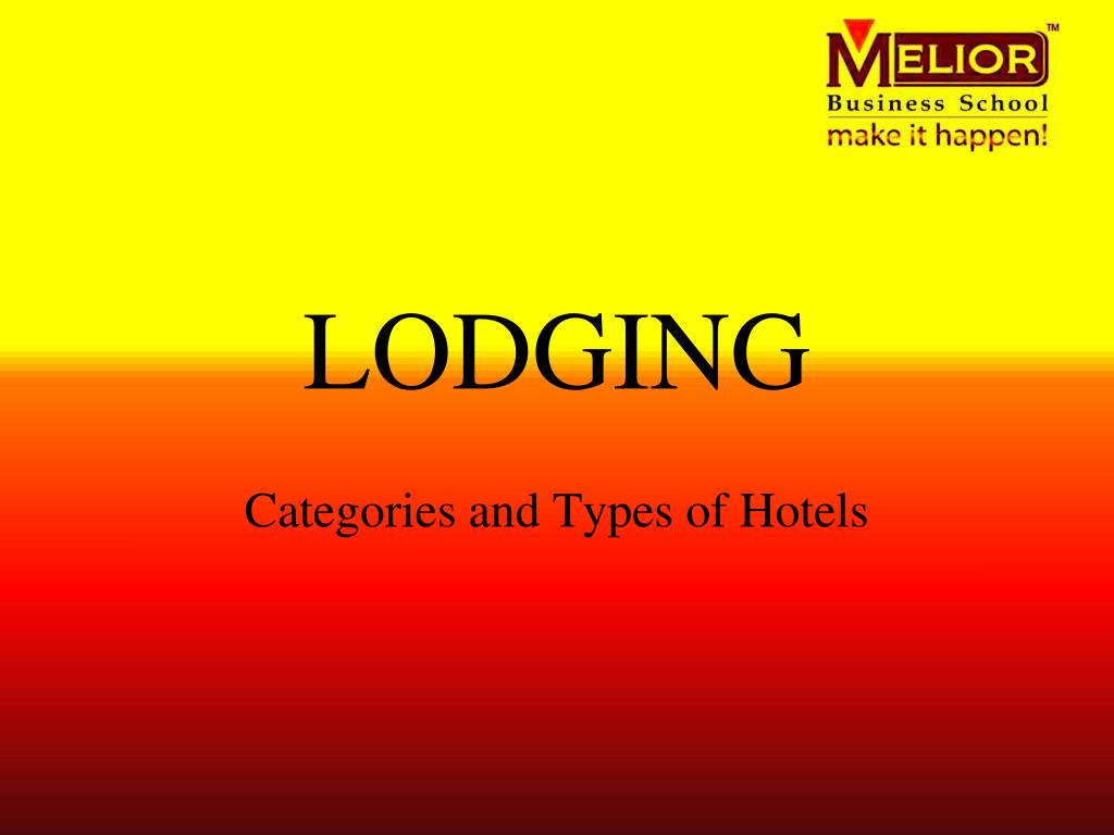 PPT - LODGING PowerPoint Presentation, free download - ID:3274231