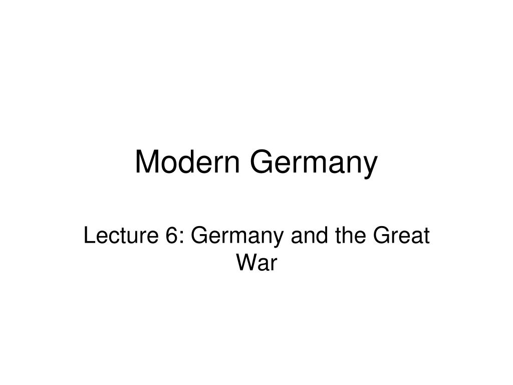 PPT - Modern Germany PowerPoint Presentation, free download - ID:3274262