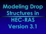 PPT - HEC-RAS Version 3.1 Tributary Junctions PowerPoint Presentation ...