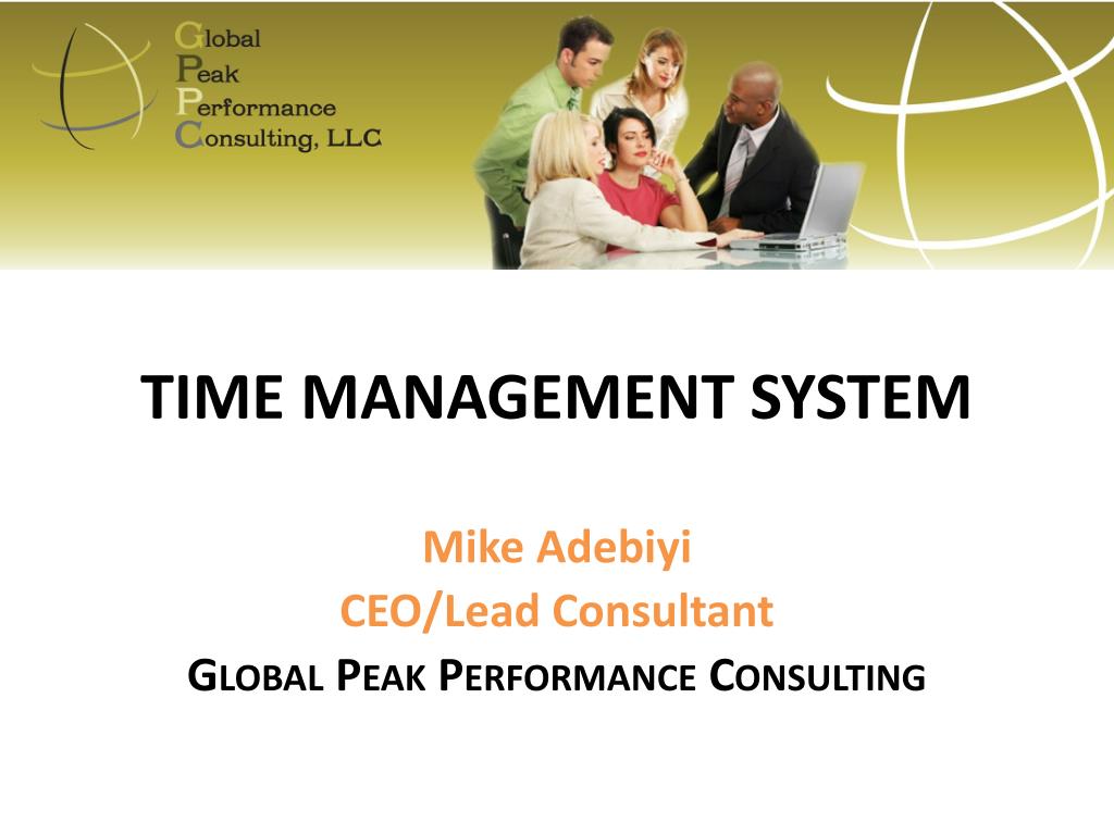 PPT - TIME MANAGEMENT SYSTEM PowerPoint Presentation, free download ...