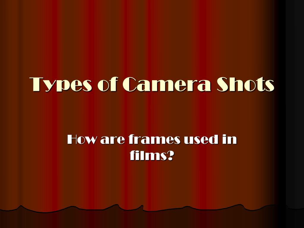 PPT - Types of Camera Shots PowerPoint Presentation, free download - ID ...