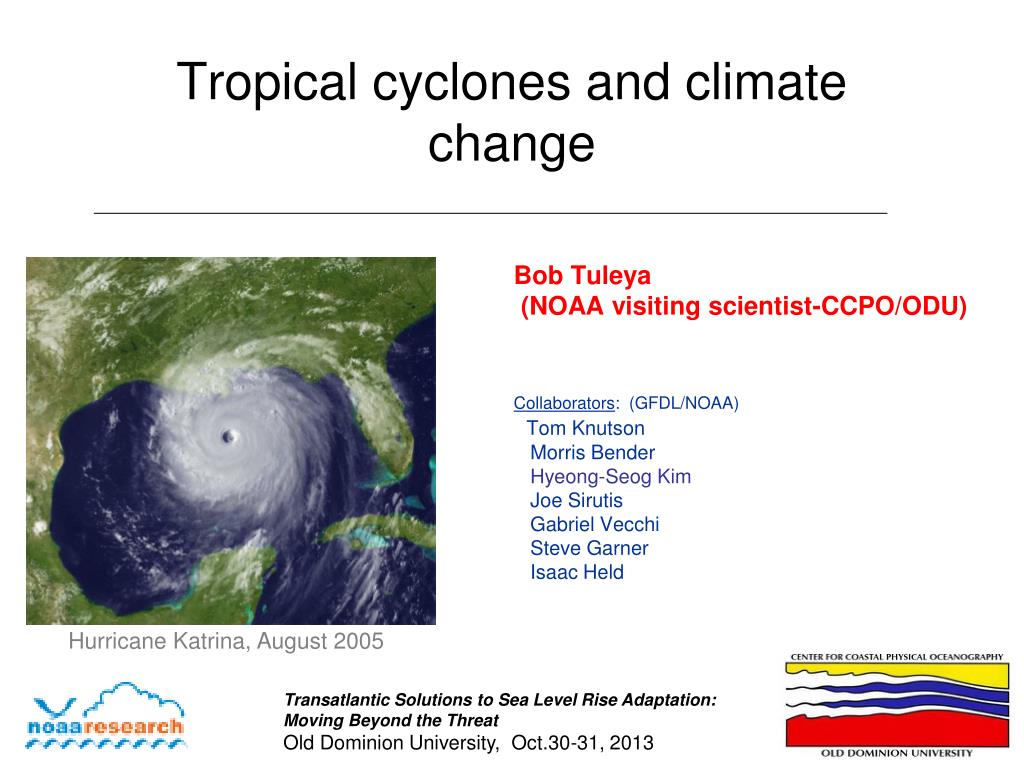 PPT - Tropical cyclones and climate change PowerPoint Presentation ...