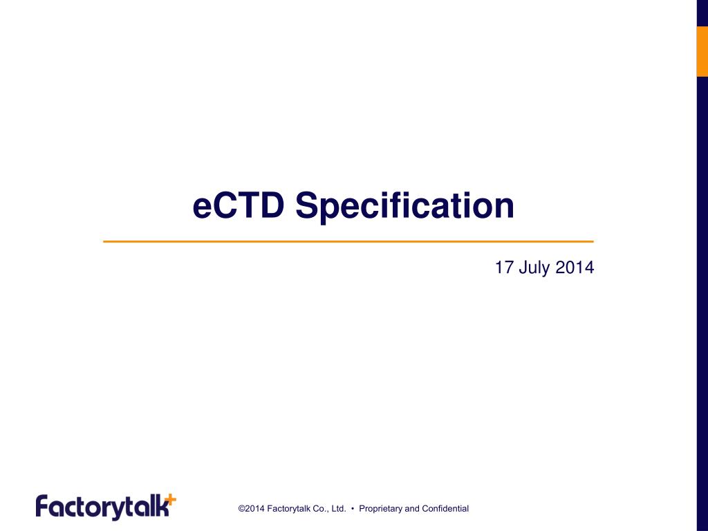 PPT - eCTD Specification PowerPoint Presentation, free download - ID ...