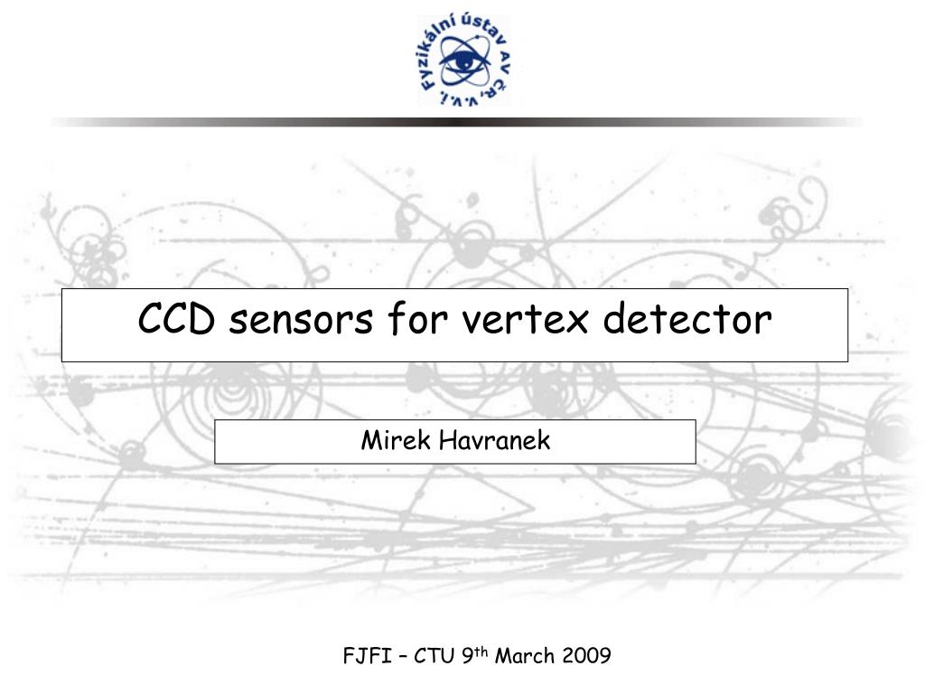 PPT - CCD sensors for vertex detector PowerPoint Presentation, free ...