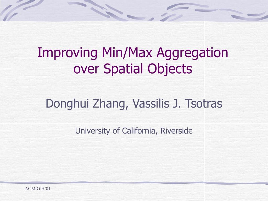 Ppt Efficient Spatial Object Aggregation Strategies Powerpoint Presentation Id3282429