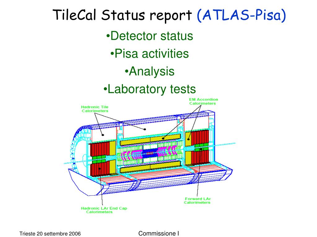 PPT - Detector status Pisa activities Analysis Laboratory tests ...