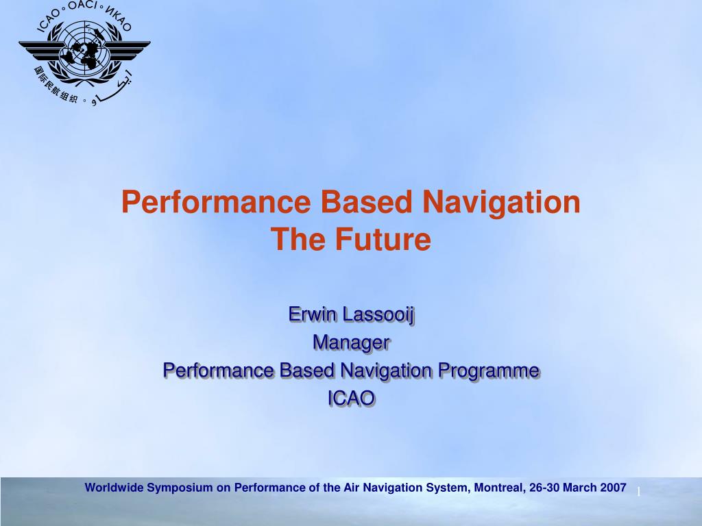 PPT - Performance Based Navigation The Future PowerPoint Presentation ...