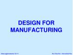 PPT - Principles of Design for Manufacturing PowerPoint Presentation ...