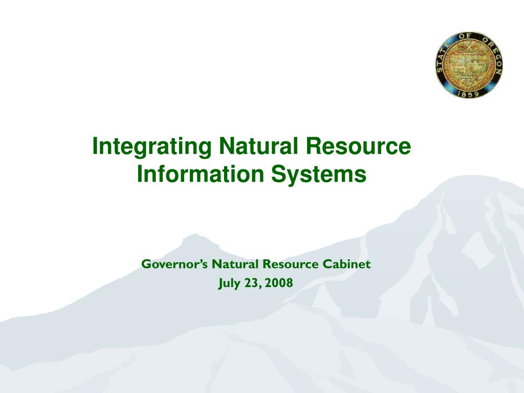 PPT - Integrating Natural Resource Information Systems PowerPoint ...