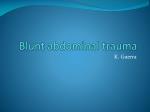 PPT - Management of Blunt and Penetrating Abdominal Trauma in Children ...