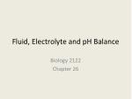 PPT - Integrative Physiology II: Fluid and Electrolyte Balance ...