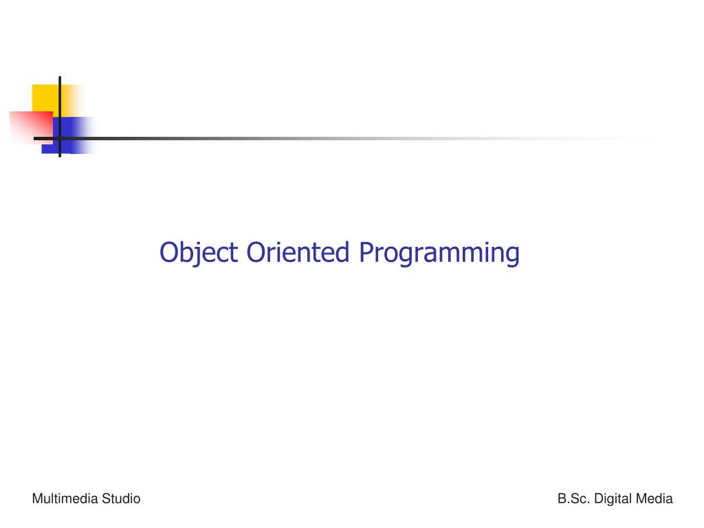 PPT - Object Oriented Programming PowerPoint Presentation, free ...