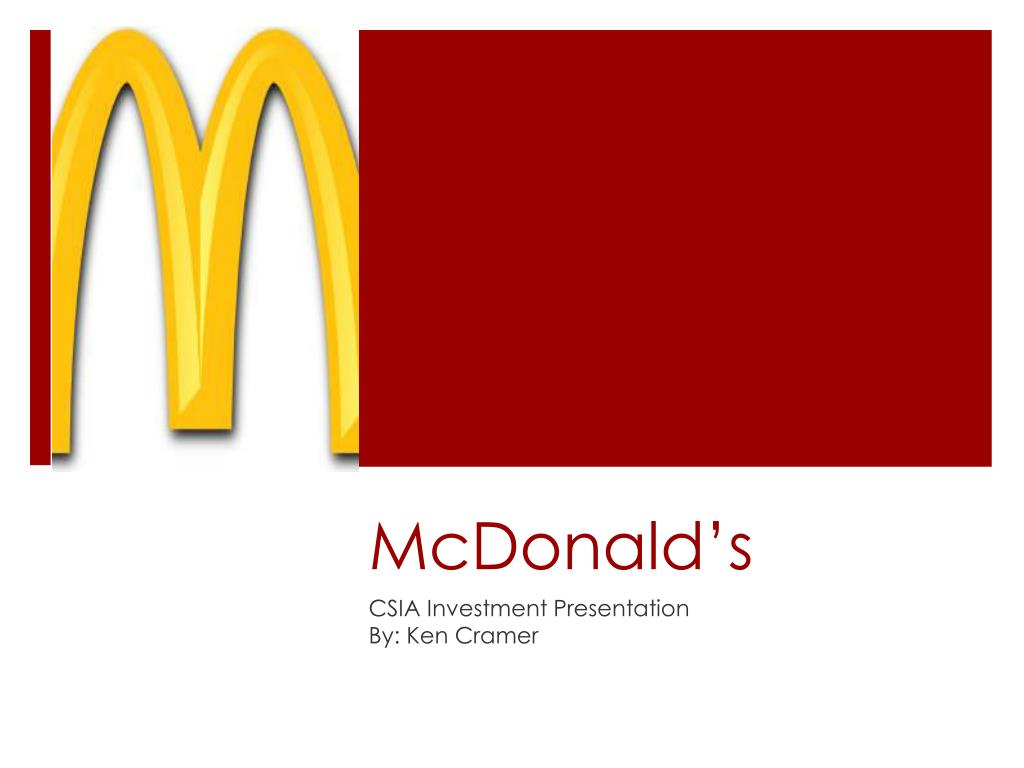 PPT - McDonald’s PowerPoint Presentation, free download - ID:3292089