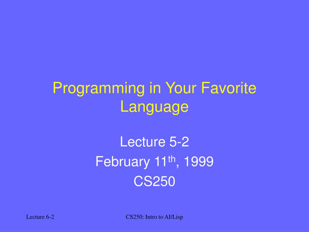 PPT - Lisp Programming Essentials: Mastering Lists and Equality Concepts PowerPoint Presentation ...