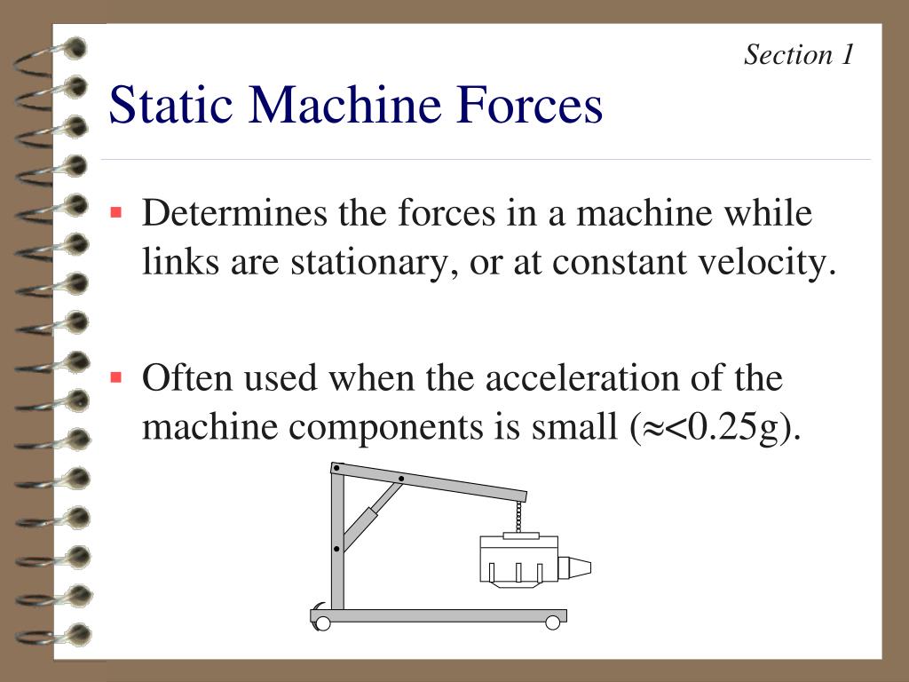 PPT - Static Machine Forces PowerPoint Presentation, free download - ID ...