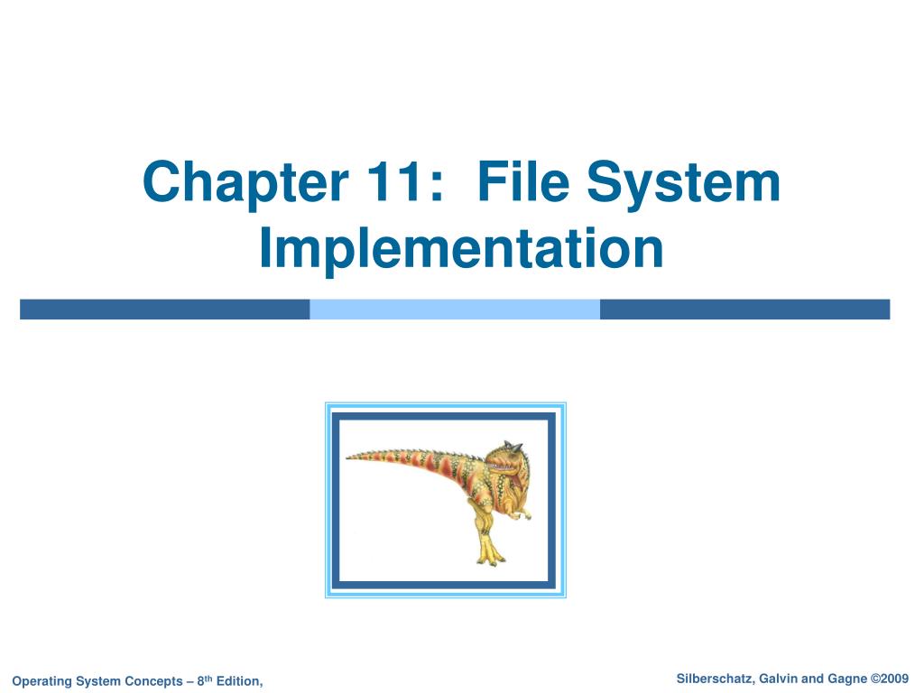 Ppt Chapter 11 File System Implementation Powerpoint Presentation