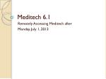 PPT - MEDITECH 6.1 EHR Implementation PowerPoint Presentation, free ...