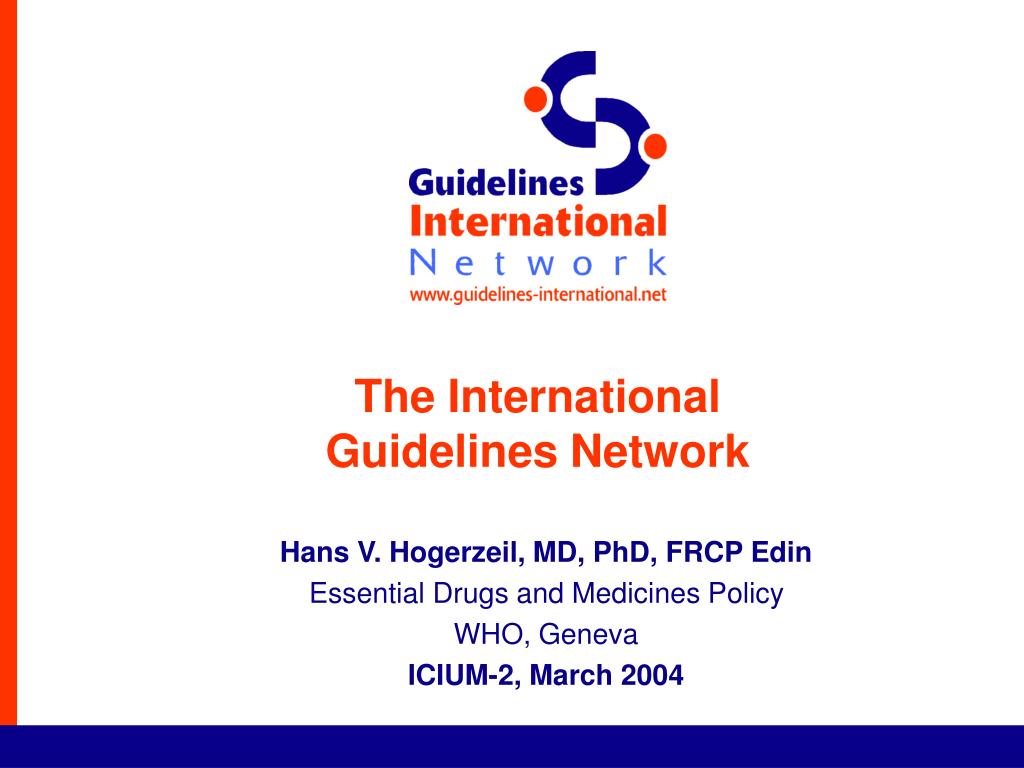 PPT - The International Guidelines Network PowerPoint Presentation ...