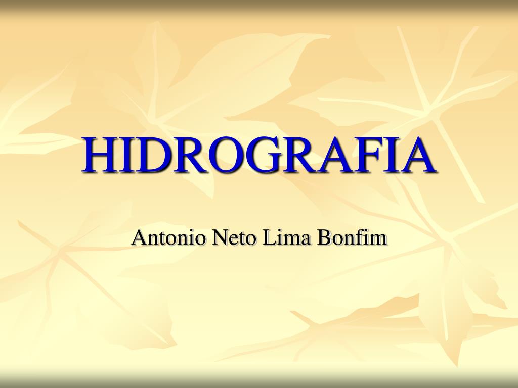 PPT - HIDROGRAFIA PowerPoint Presentation, free download - ID:3300525