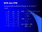 PPT - FPB dan KPK PowerPoint Presentation, free download - ID:3300496