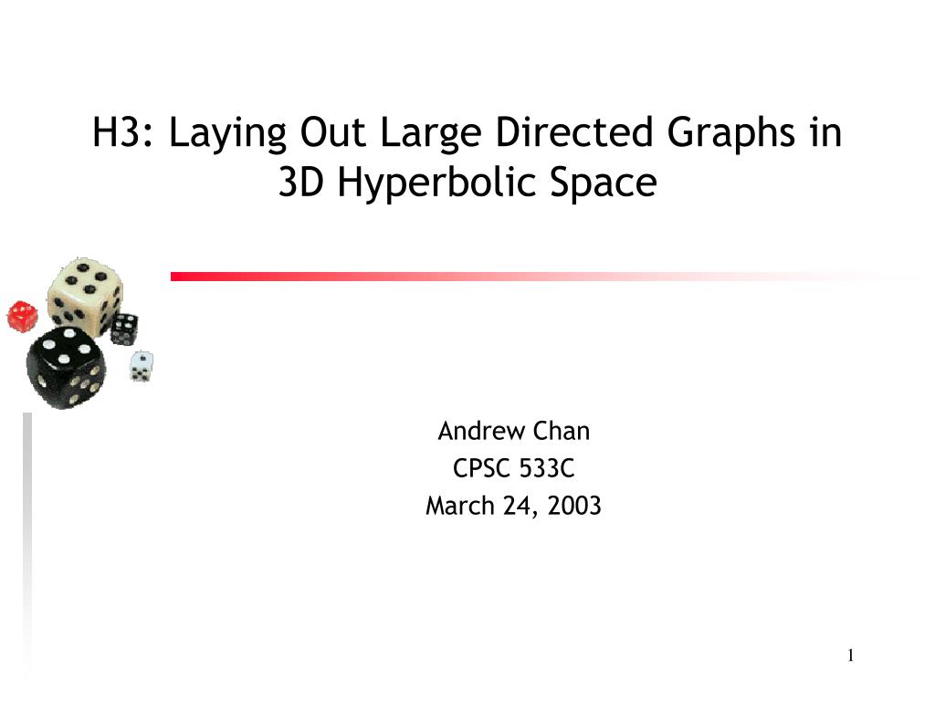 PPT - Optimizing Graph Layout with H3 Hyperbolic Space Visualization ...