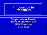 PPT - Introduction To Probability PowerPoint Presentation, free ...