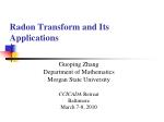 PPT - RADON TRANSFORM PowerPoint Presentation, free download - ID:745867