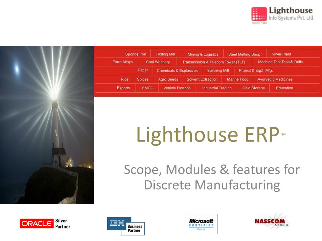 PPT - Lighthouse ERP TM PowerPoint Presentation, free download - ID:3308244