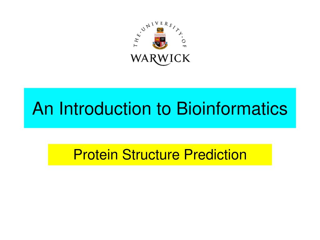 PPT - An Introduction to Bioinformatics PowerPoint Presentation, free ...
