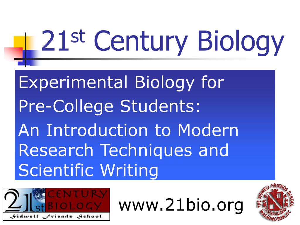 PPT - 21 st Century Biology PowerPoint Presentation, free download - ID ...