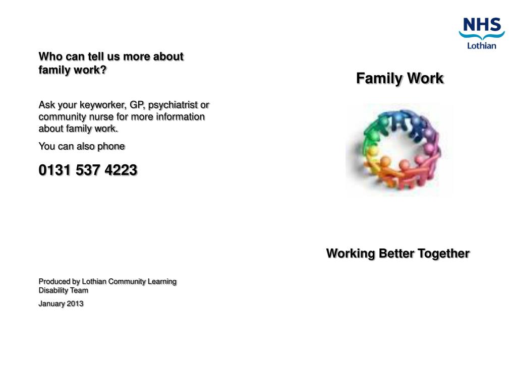 PPT - Family Work PowerPoint Presentation, free download - ID:3317089