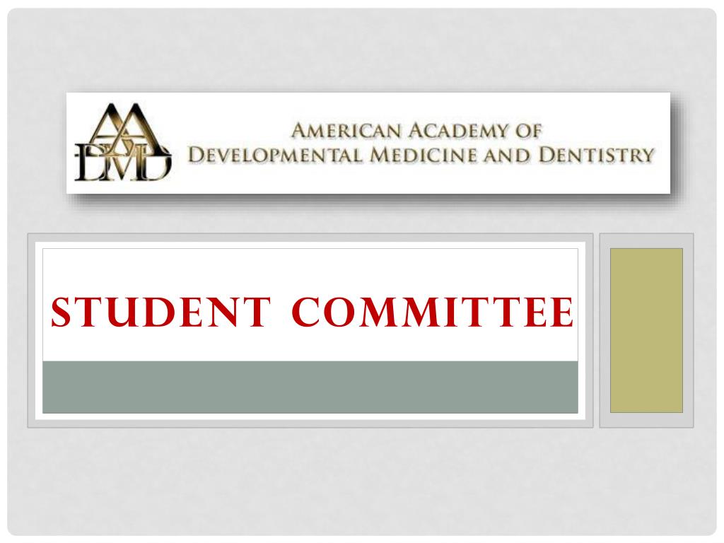 PPT - Enhancing Care for Adults with Neurodevelopmental Disorders: Join the AADMD Student ...