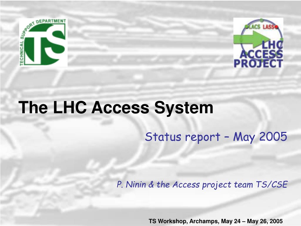 PPT - The LHC Access System PowerPoint Presentation, free download - ID ...
