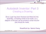 PPT - Autodesk Inventor Portfolio 3 Drawing Files PowerPoint ...