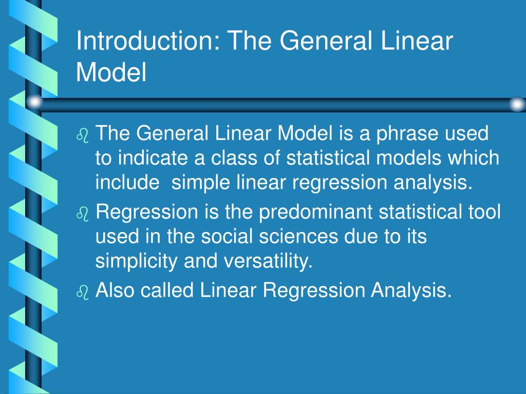 PPT - Introduction: The General Linear Model PowerPoint Presentation ...