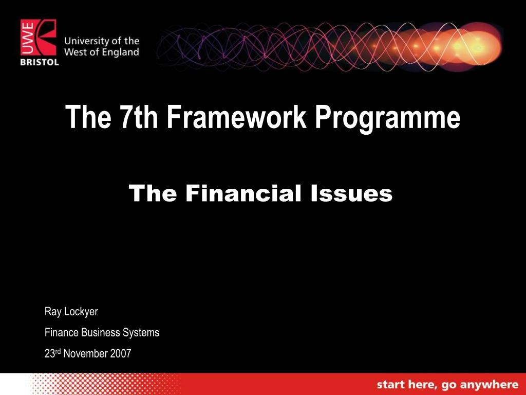 PPT - The 7th Framework Programme PowerPoint Presentation, free ...